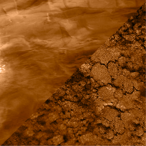 Cinnamon Metallic | Aras Flake Concrete Coatings